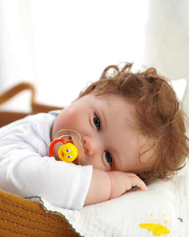 22-inch 1.7 kg Reborn Baby Doll toothy smiling boy - Vacos Store – vacos